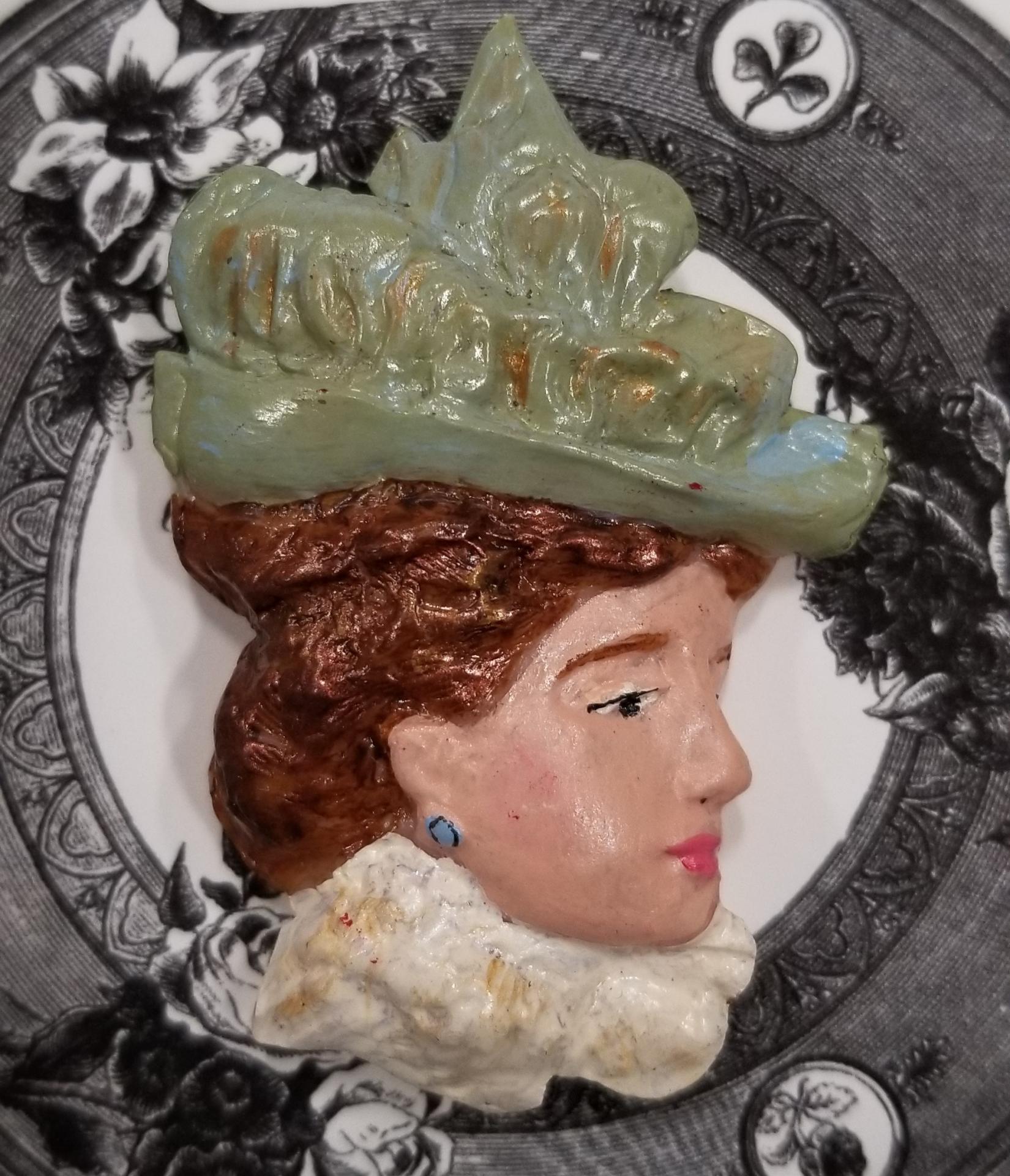 Victorian Lady Lapel Pin ⋆ Behold Jewelry & Designs - West Hartford, CT