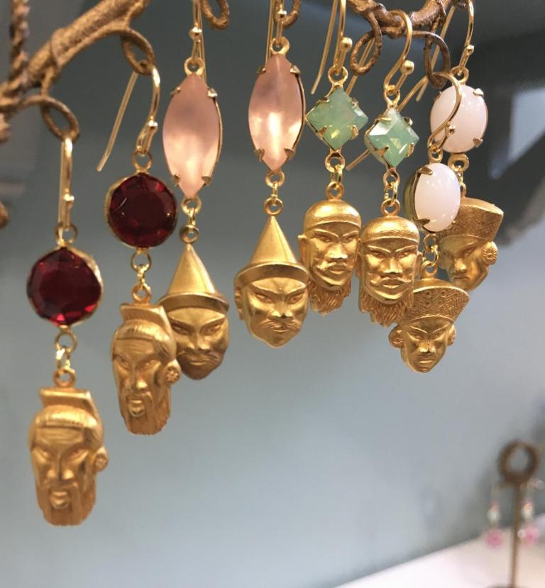 Who's Your Sensei Fu Manchu Earrings (Frosted Cotton Candy) ⋆ Behold ...