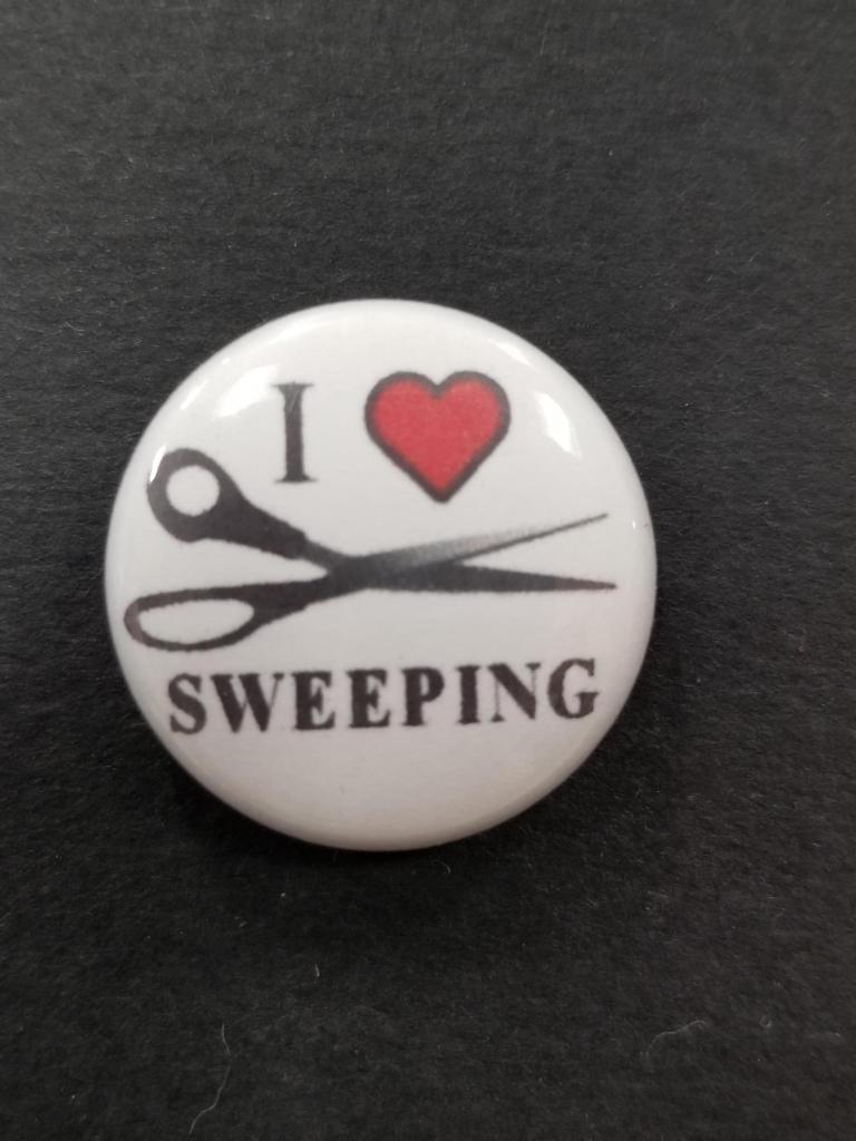 I LOVE SCISSOR SWEEPING PIN ⋆ Behold Jewelry & Designs - West Hartford, CT