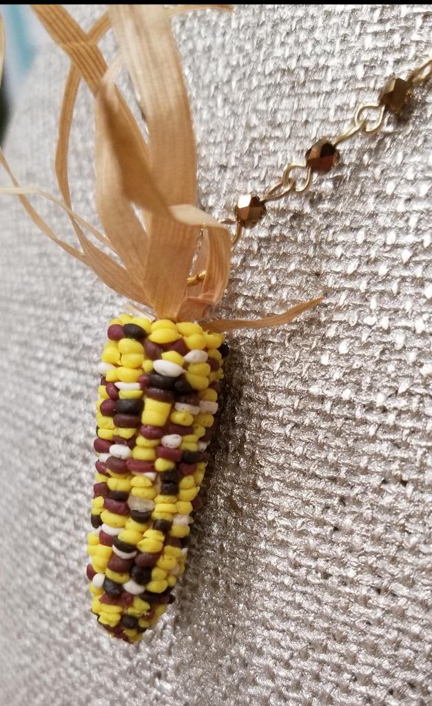 Indian Corn Polymer Clay Handmade Necklace ⋆ Behold Jewelry & Designs ...