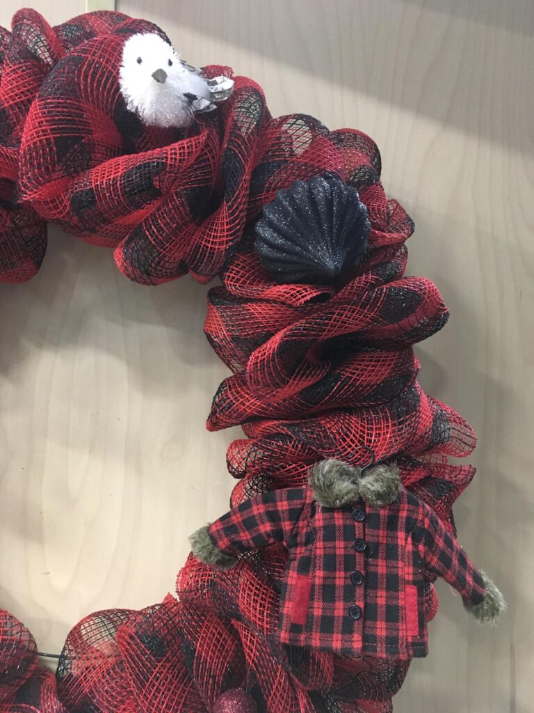Buffalo Plaid Deco Mesh Bubble Wreath ⋆ Behold Jewelry & Designs - West ...