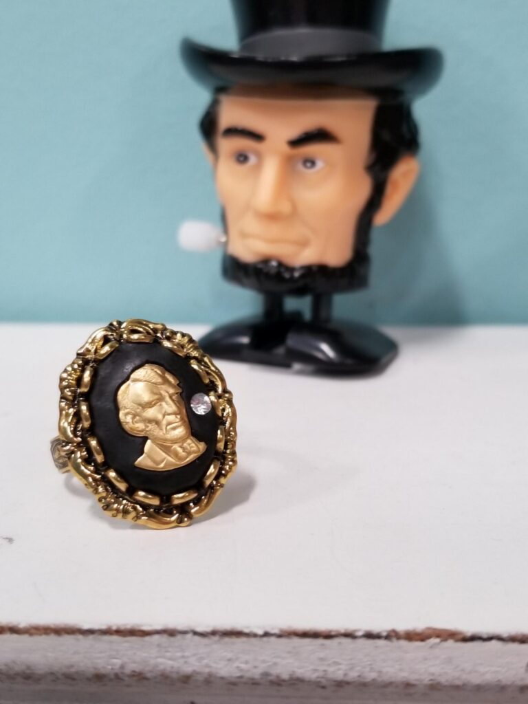 Abraham Lincoln Cameo Ring ⋆ Behold Jewelry & Designs - West Hartford, CT