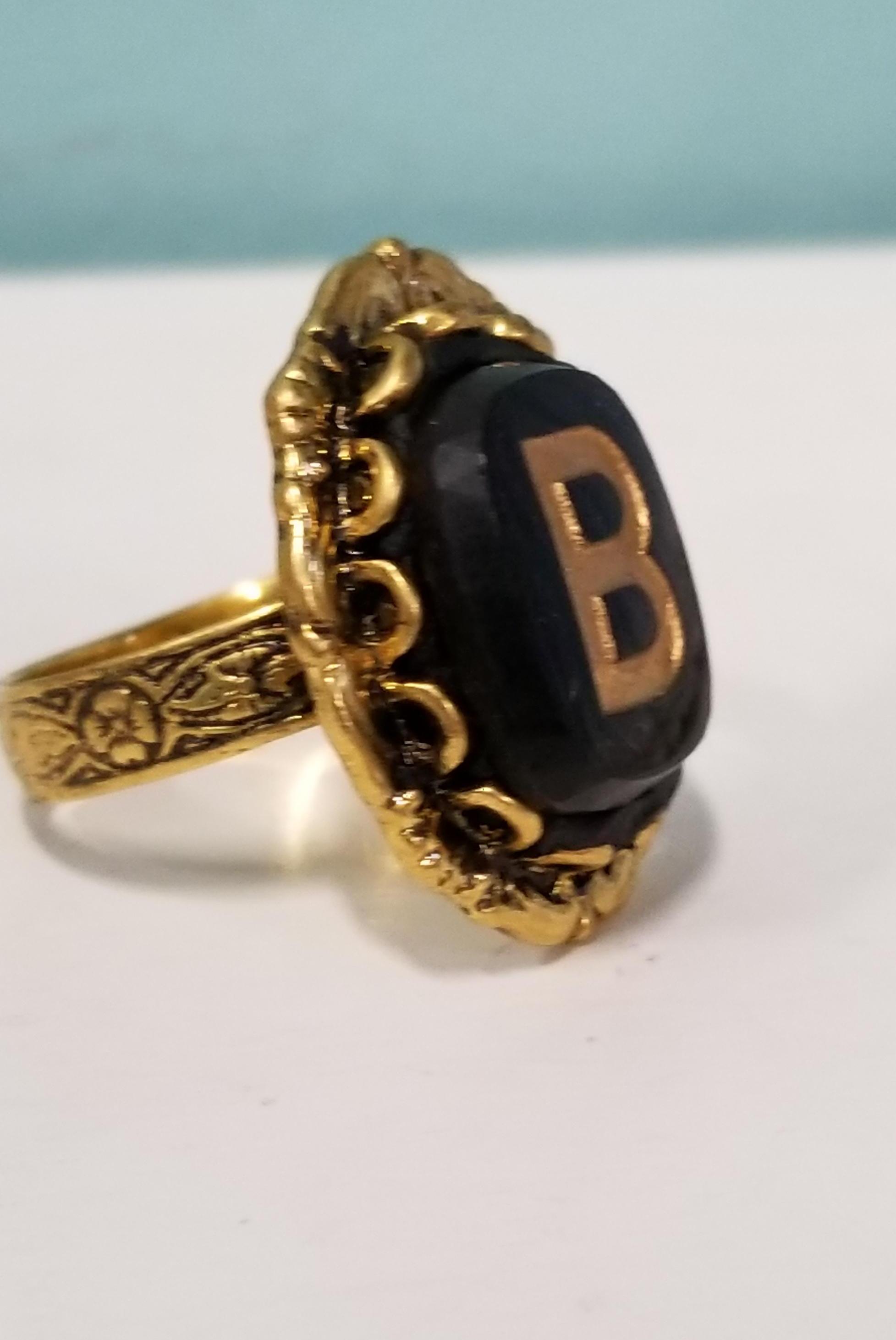 Vintage Initial "B" Ring ⋆ Behold Jewelry & Designs - West Hartford, CT