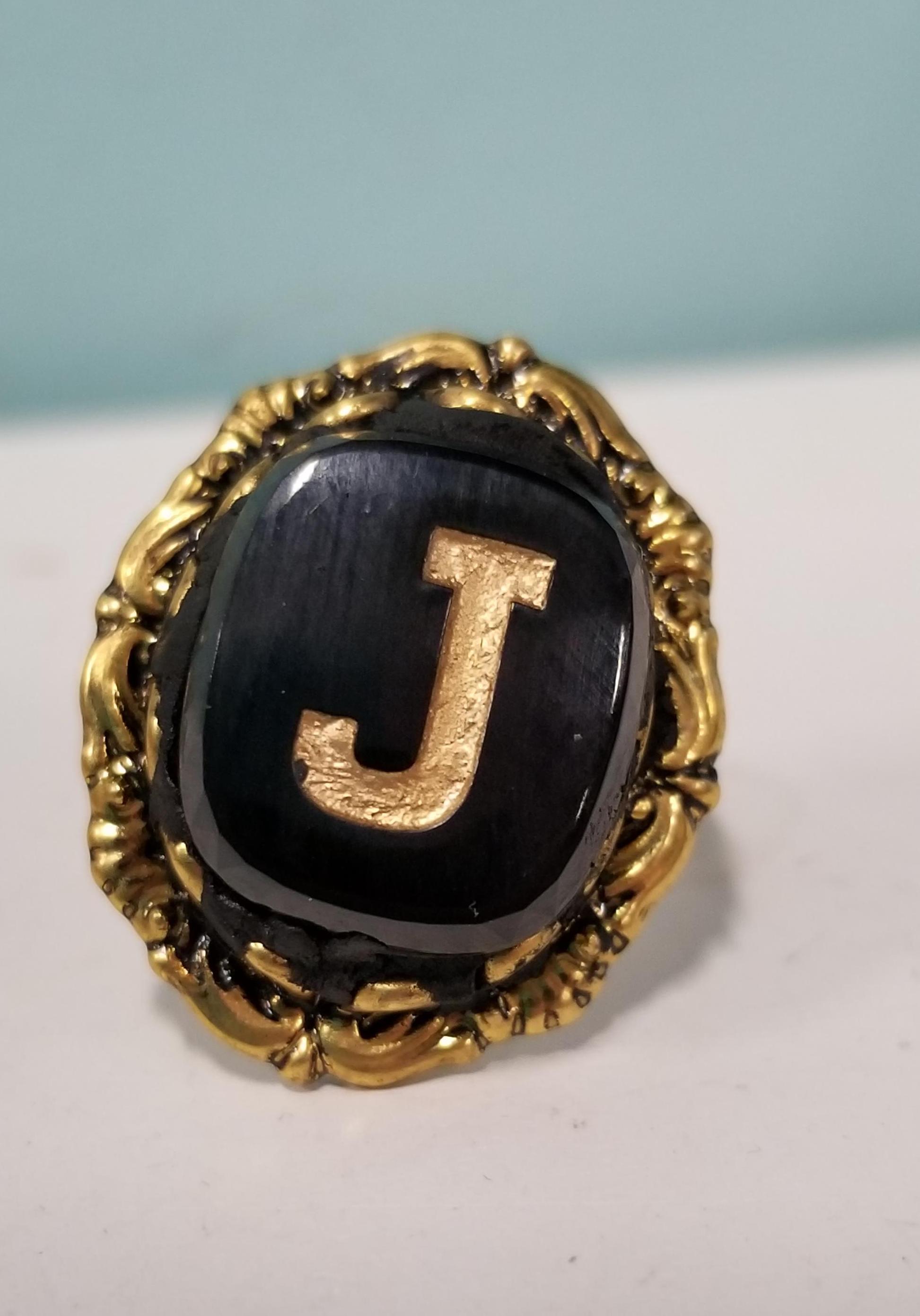 Vintage Initial "J" Ring ⋆ Behold Jewelry & Designs - West Hartford, CT