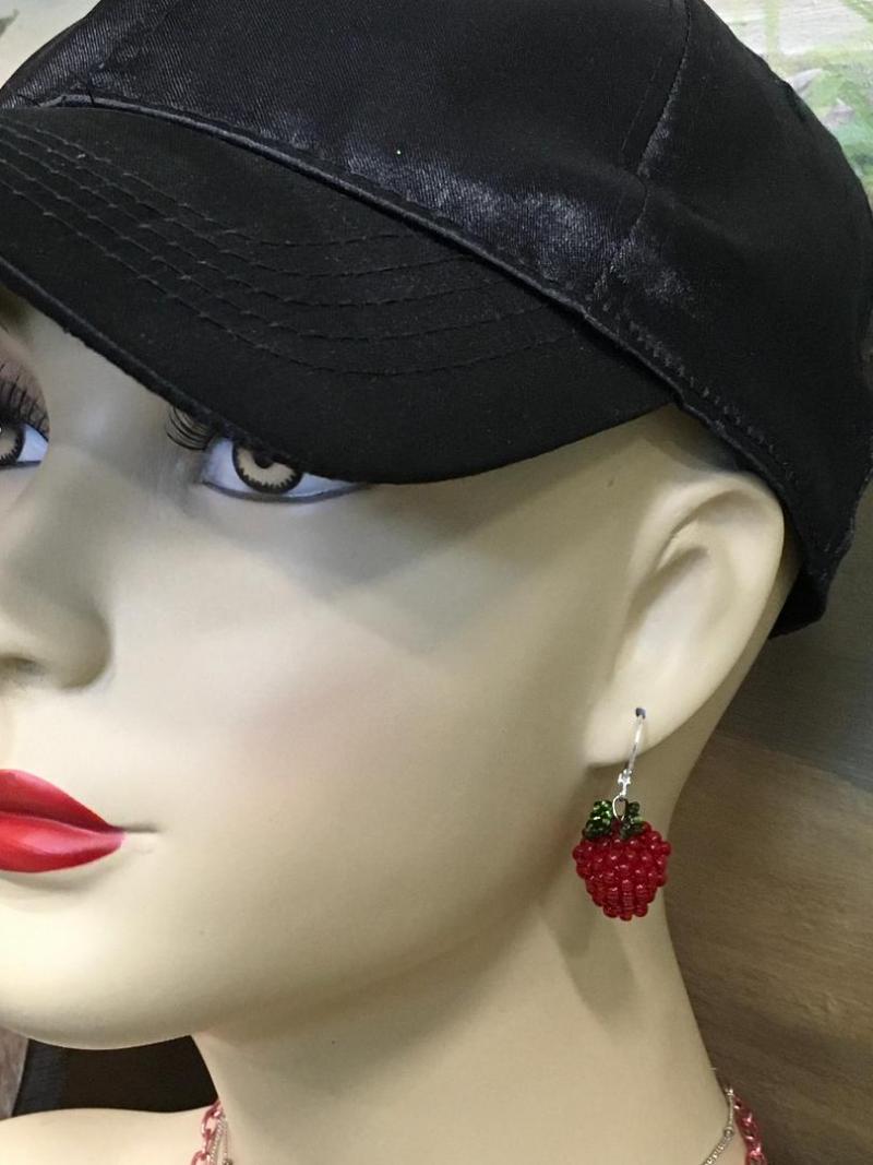 Red Raspberry Beaded Earrings ⋆ Behold Jewelry & Designs - West ...